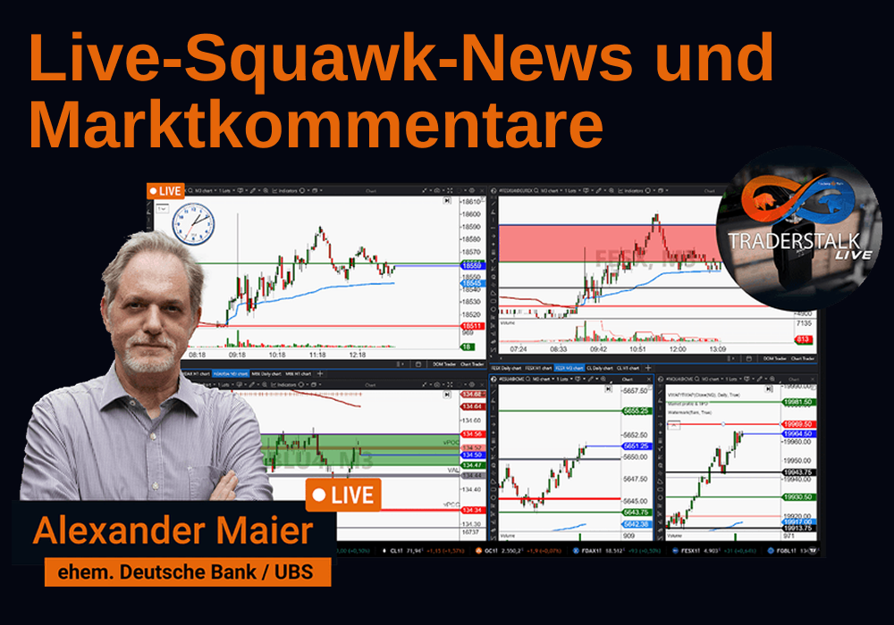TradersTalk Live-Squawk-News und Marktkommentare